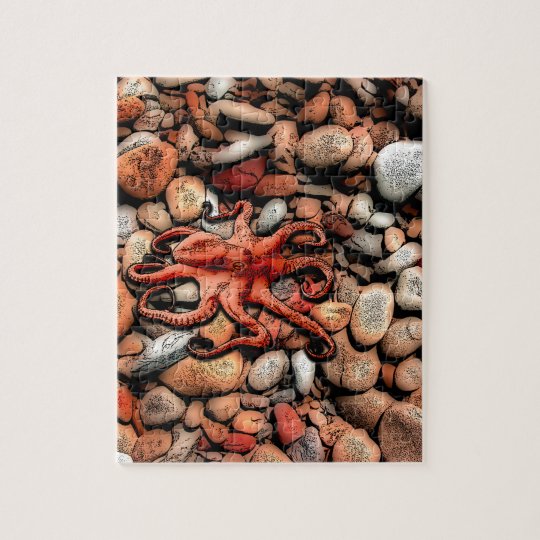 Octopus Pebbles Jigsaw Puzzle | Zazzle.com