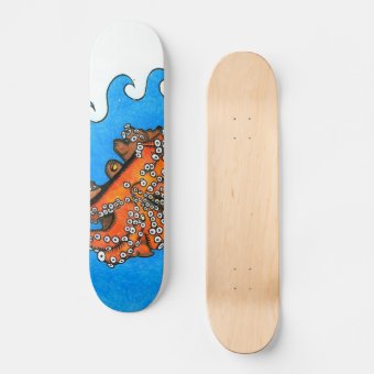 Octopus Skateboard | Zazzle
