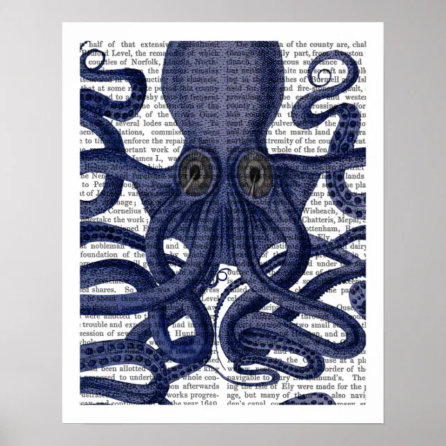Octopus Up-Close Poster | Zazzle