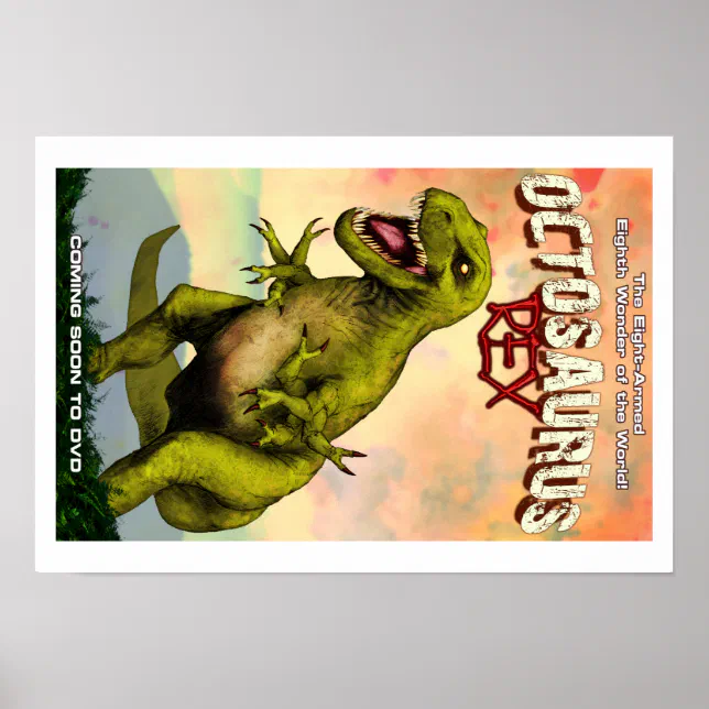 Octosaurus Rex 19" x 13" (Matte) Poster | Zazzle