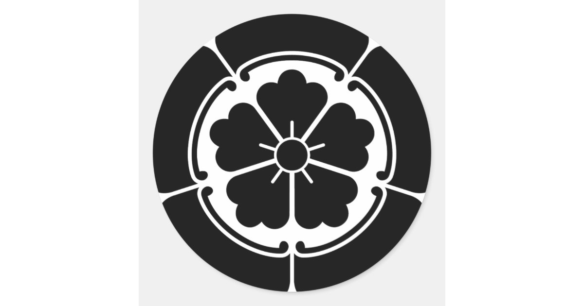 ODA-ONODERA CLASSIC ROUND STICKER | Zazzle
