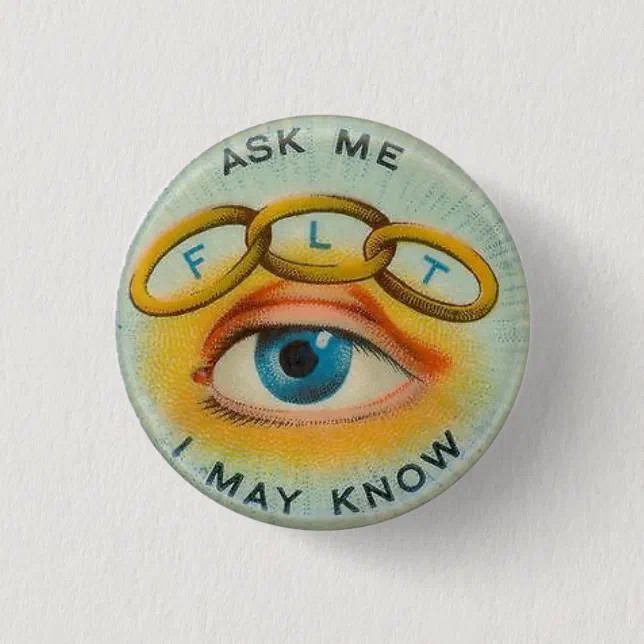 Odd Fellows "Ask Me I May Know" Pinback Button | Zazzle