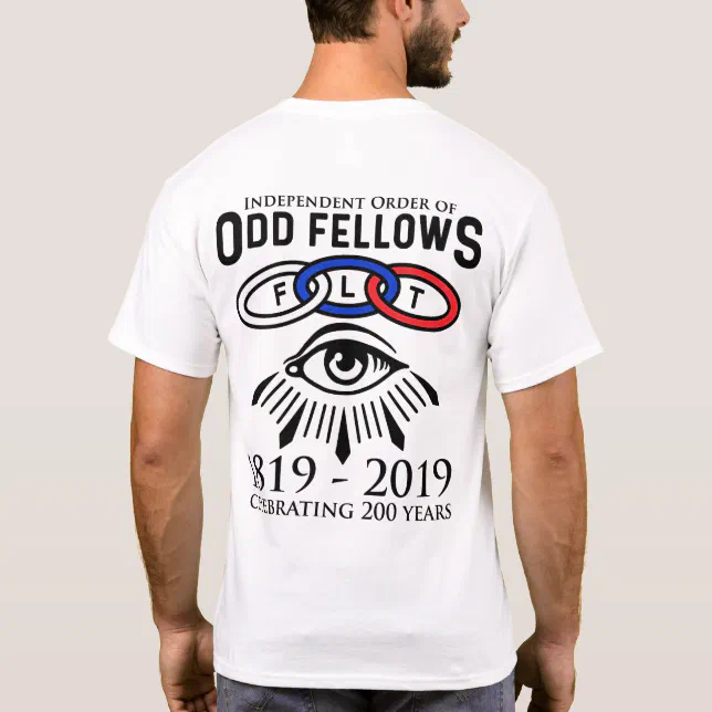 Odd Fellows Links and Eye 200th Anniversary T-Shirt | Zazzle