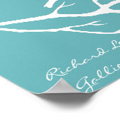 Ode to Spring Poem with Little Bird Silhouette Poster | Zazzle