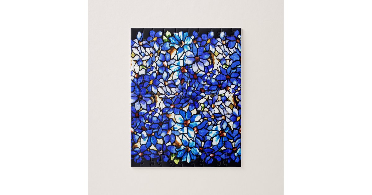 Ode to Tiffany Clematis Jigsaw Puzzle | Zazzle