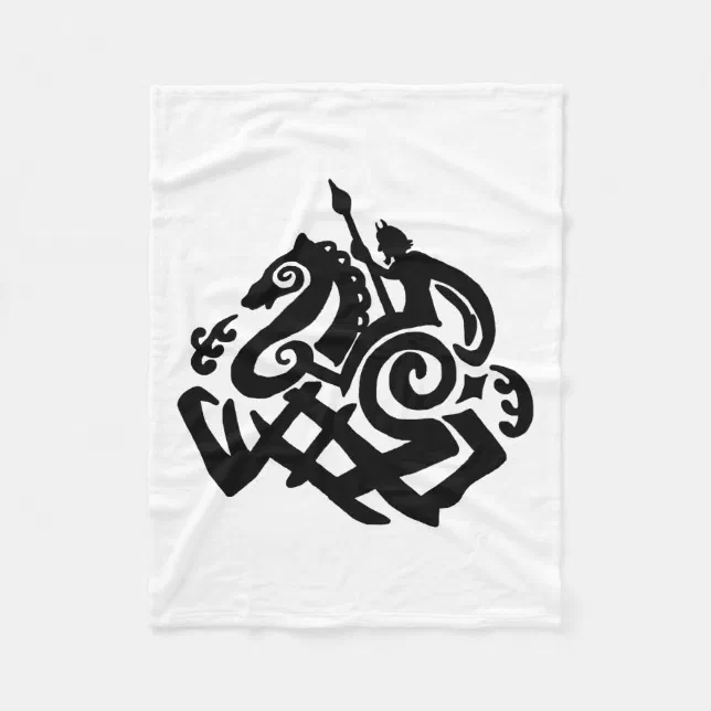 Odin Riding Sleipnir Blanket | Zazzle