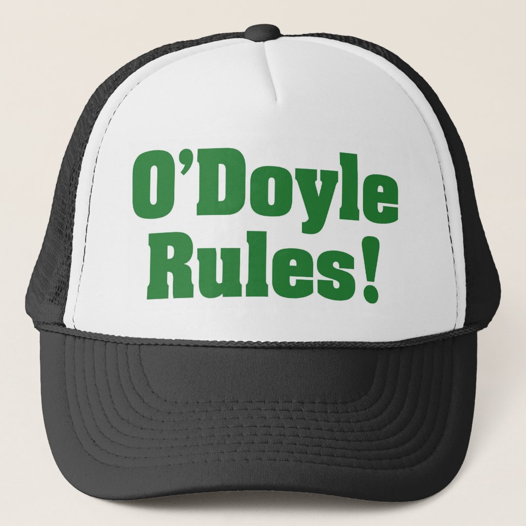 O'Doyle Rules hat | Zazzle