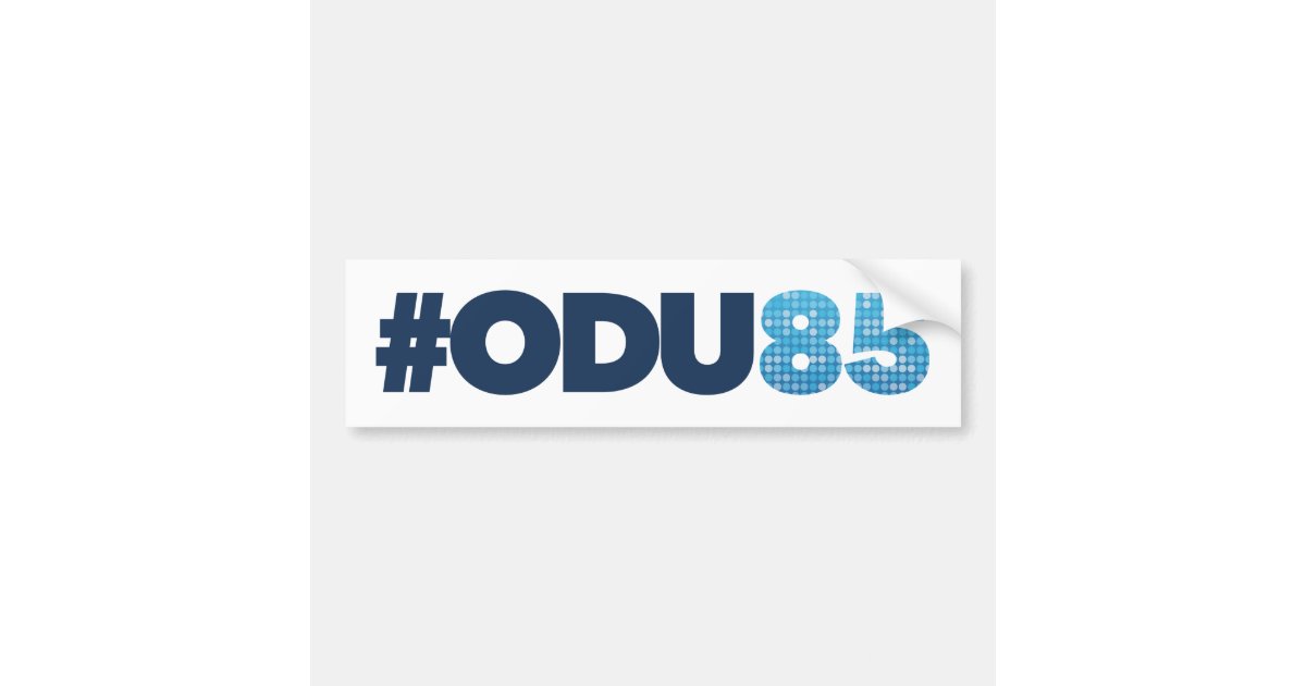 ODU 85th Anniversary Bumper Sticker | Zazzle
