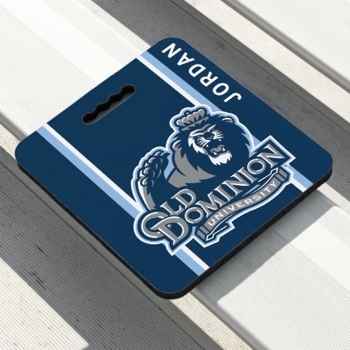 ODU - Old Dominion University Logo with Name Seat Cushion | Zazzle