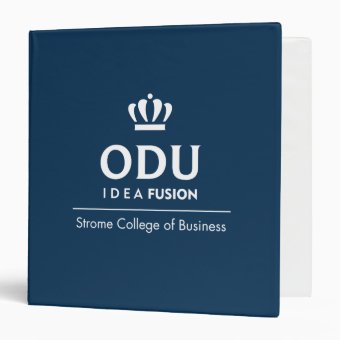 ODU Stacked Logo Binder | Zazzle