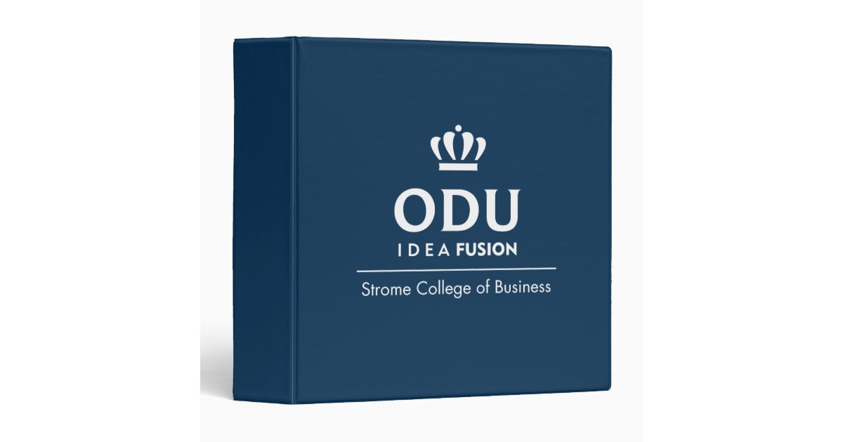ODU Stacked Logo Binder | Zazzle