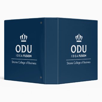 ODU Stacked Logo Binder | Zazzle