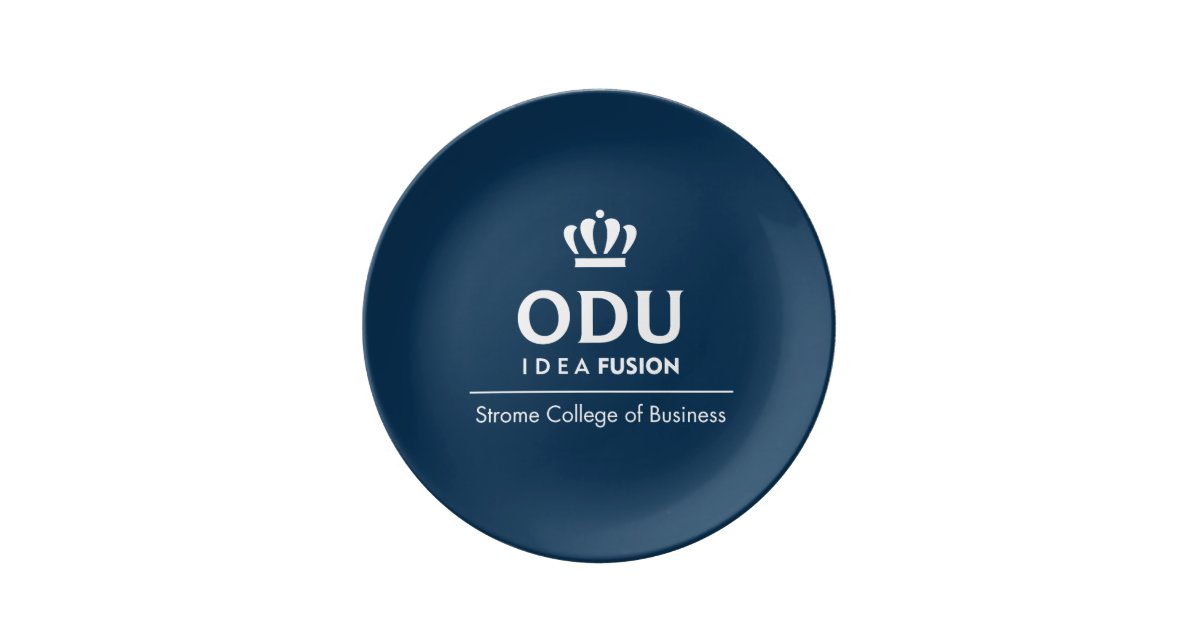 ODU Stacked Logo Plate | Zazzle