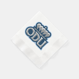ODU Stacked with Crown Napkins | Zazzle