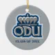 ODU with Crown and Class Year Ceramic Ornament | Zazzle