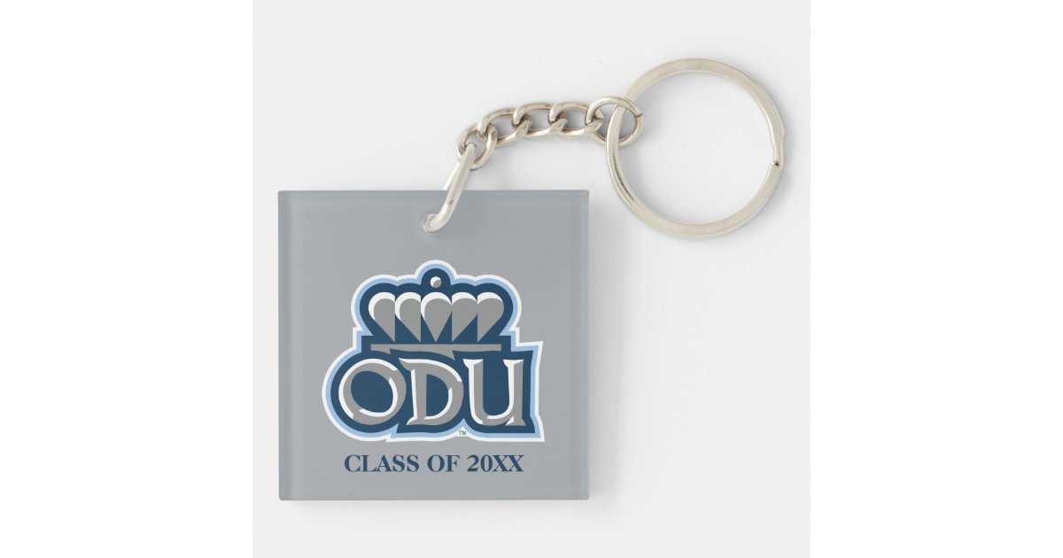 ODU with Crown and Class Year Keychain | Zazzle