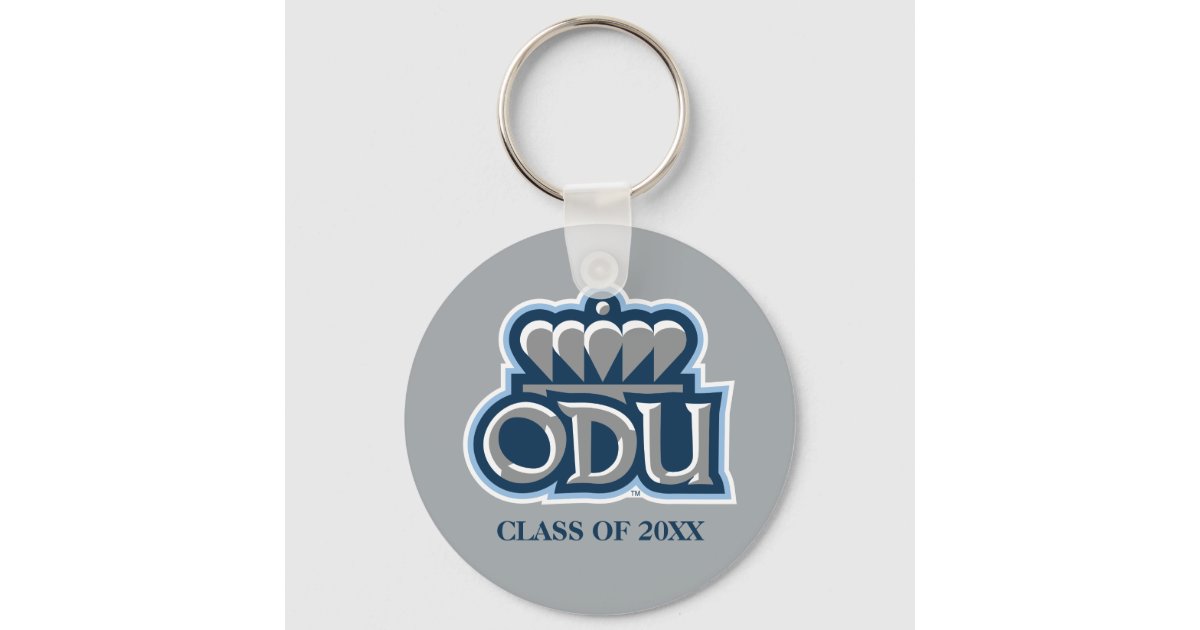 ODU with Crown and Class Year Keychain | Zazzle
