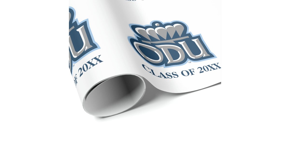 ODU with Crown and Class Year Wrapping Paper | Zazzle