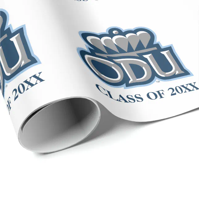 ODU with Crown and Class Year Wrapping Paper | Zazzle