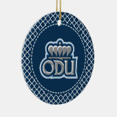 ODU with Crown Ceramic Ornament | Zazzle