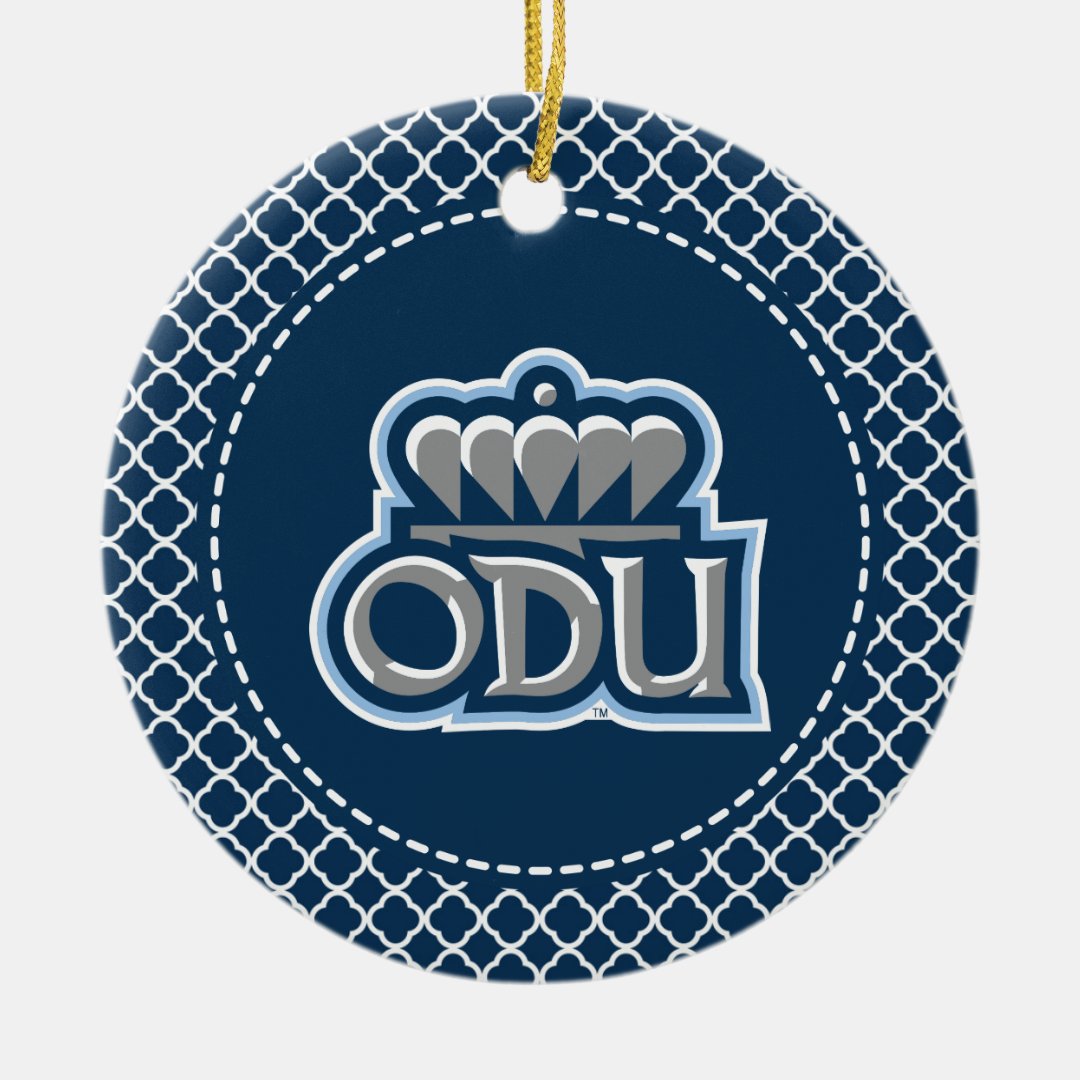ODU with Crown Ceramic Ornament | Zazzle
