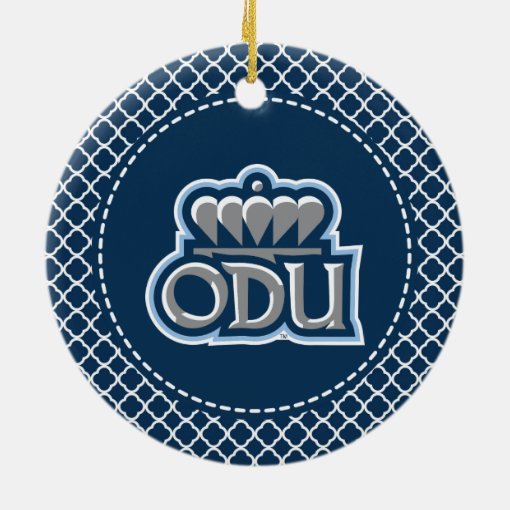ODU with Crown Ceramic Ornament | Zazzle