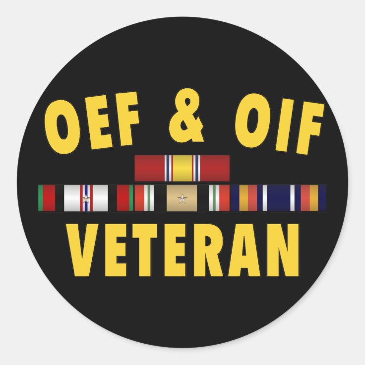 OEF & OIF Sticker | Zazzle