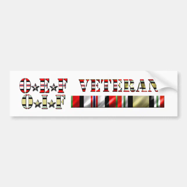 OEF OIF STICKER SET | Zazzle
