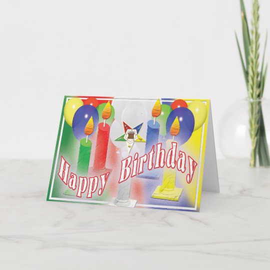 OES Birthday Card | Zazzle.com