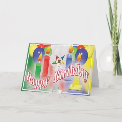OES Birthday Card | Zazzle
