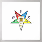 OES floral Emblem Poster | Zazzle.com