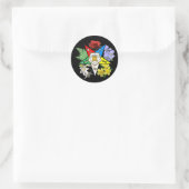 OES Floral Emblem sticker | Zazzle