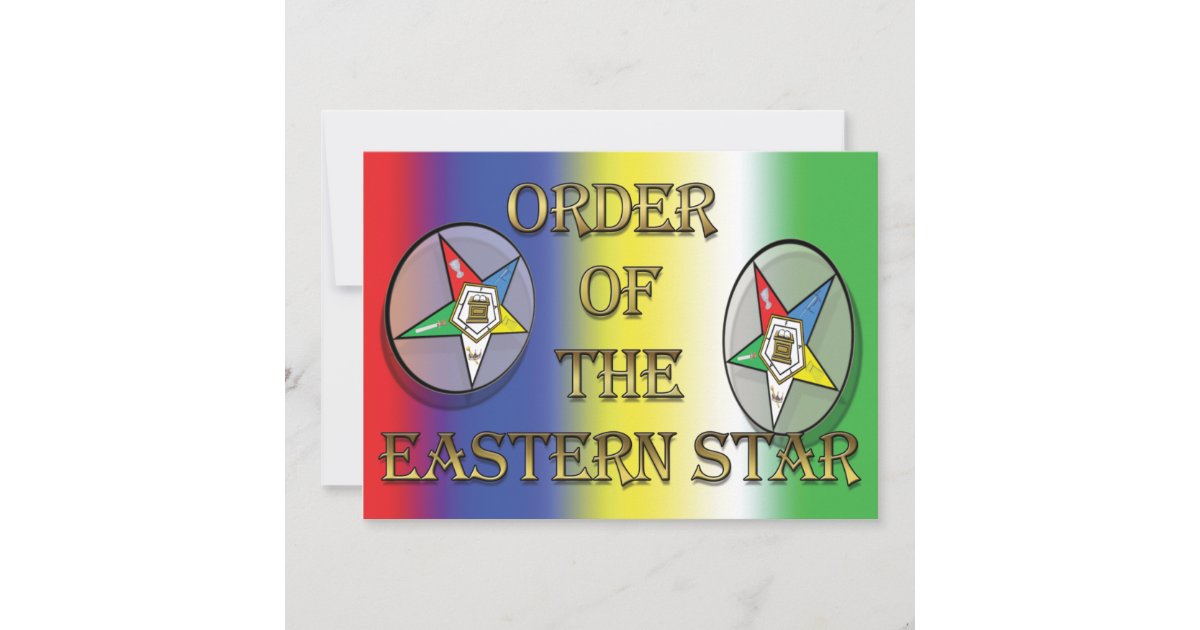 OES Invitation | Zazzle