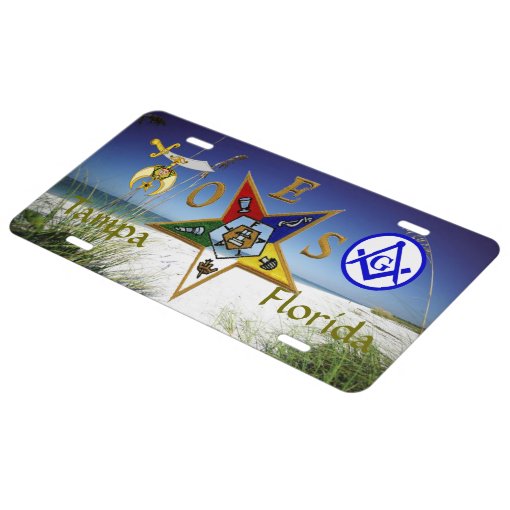 OES LICENSE PLATE | Zazzle