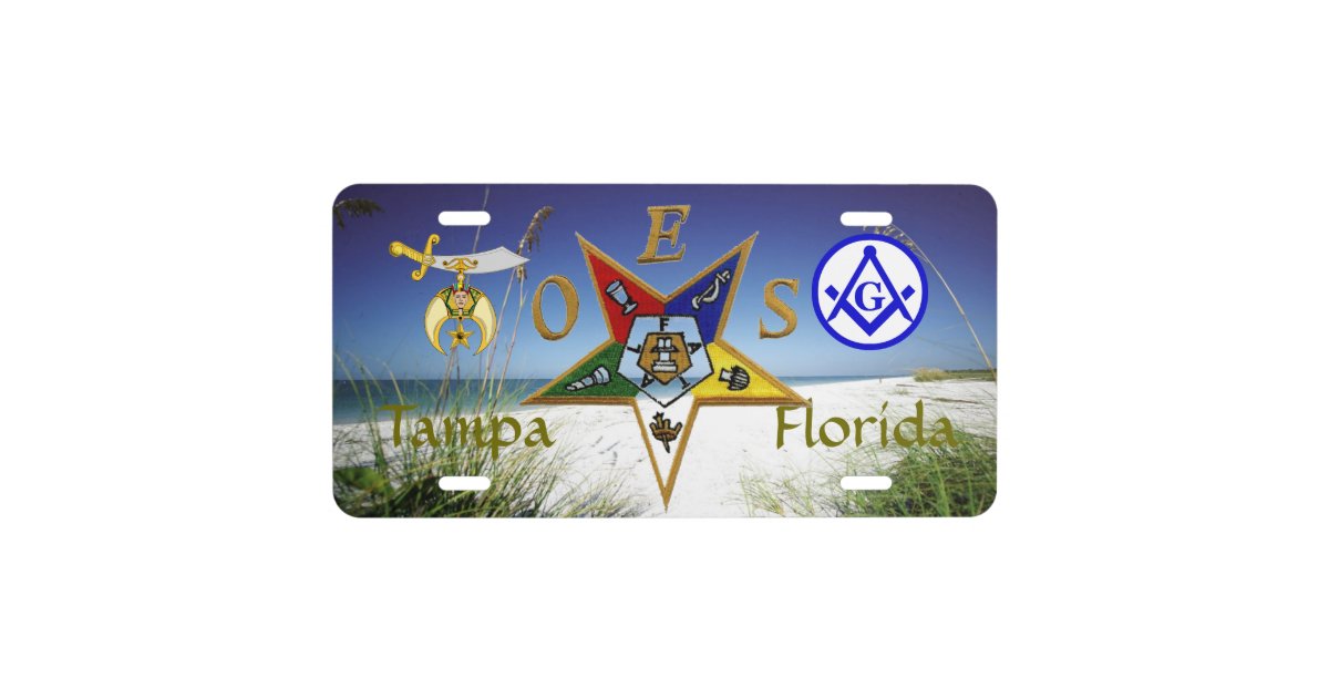 OES LICENSE PLATE | Zazzle