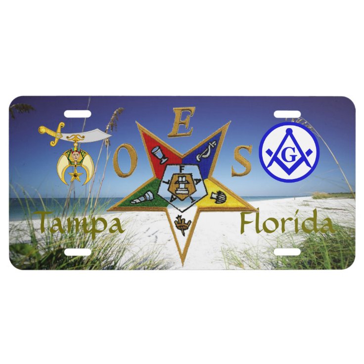 OES LICENSE PLATE | Zazzle