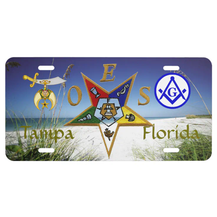 OES LICENSE PLATE | Zazzle