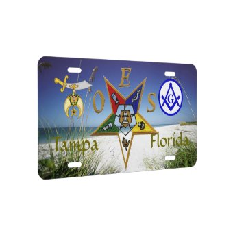 OES LICENSE PLATE | Zazzle