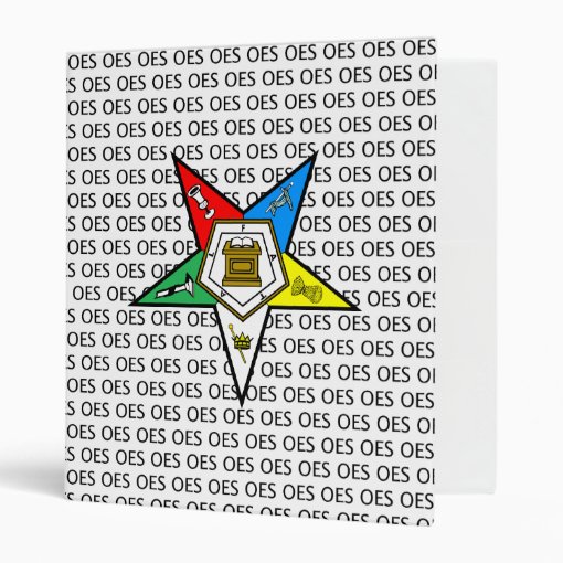 OES Order of the Eastern Star Binder | Zazzle