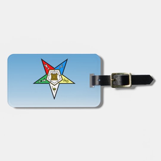 OES Order of the Eastern Star Blue Luggage Tag | Zazzle.com