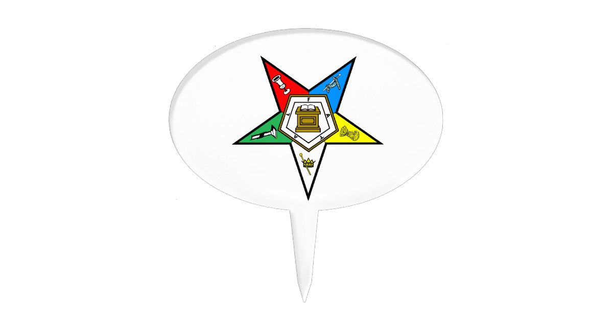 OES Order of the Eastern Star Cake Topper | Zazzle