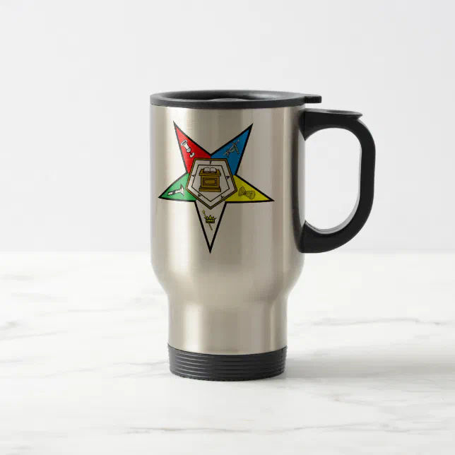OES Order of the Eastern Star Stainless Steel Cup | Zazzle
