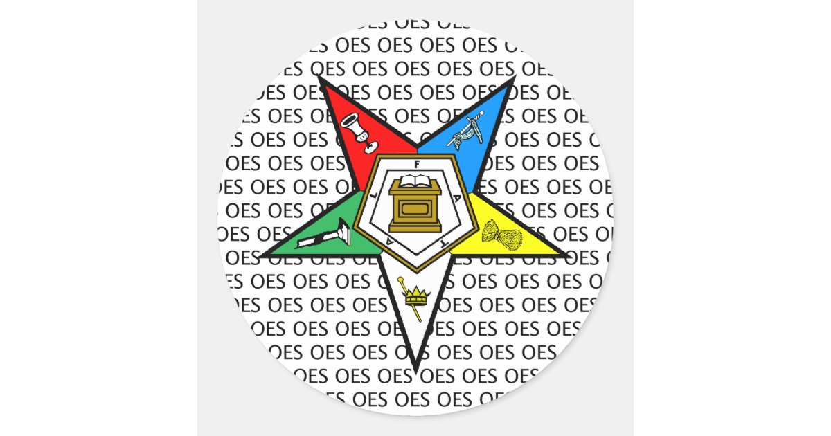 OES Order of the Eastern Star Sticker | Zazzle