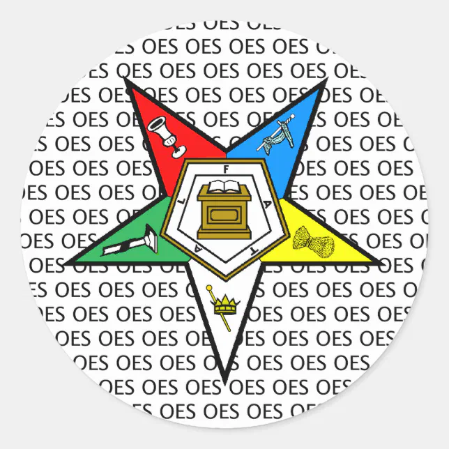 OES Order of the Eastern Star Sticker | Zazzle