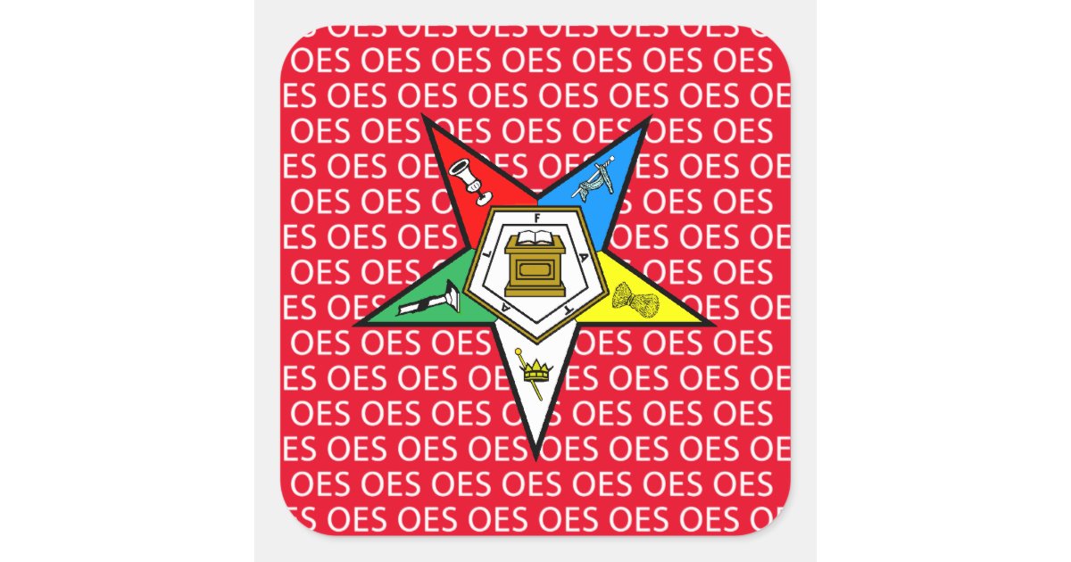 OES Order of the Eastern Star Sticker | Zazzle