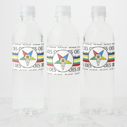 OES Order of the Eastern Star: Water Bottle Label | Zazzle