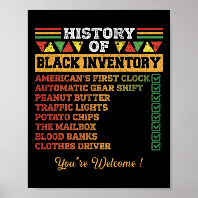 Of Black Inventors Black Educators History Month Poster | Zazzle