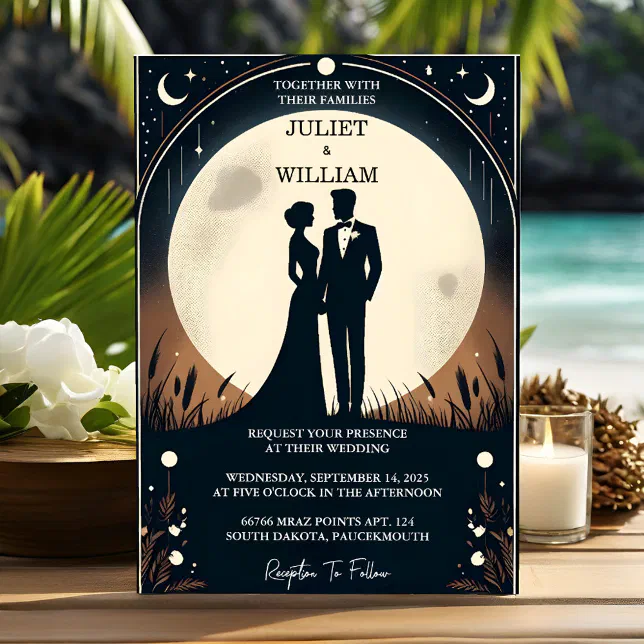 Of Costume Men Adult Tuxedo Bold Black Tie Wedding Invitation | Zazzle