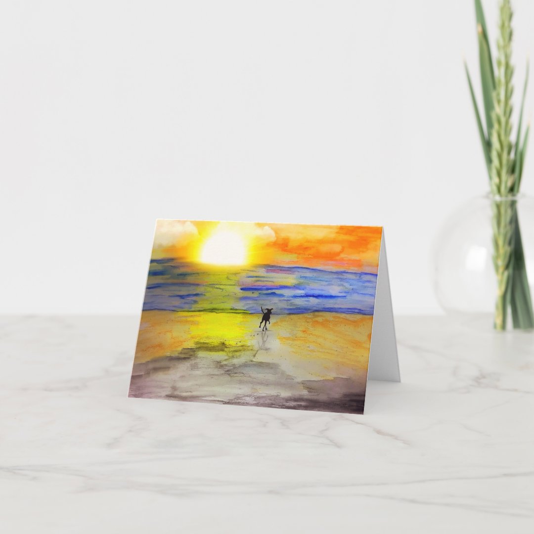 Off Into The Sunset Card | Zazzle