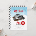 Off Road Adventure ATV Monster Truck Birthday Invitation | Zazzle